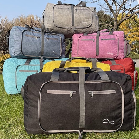 Bags | Nwt 65l Duffle Bag W Adjustable Straps And Shoe Storages Multi ...